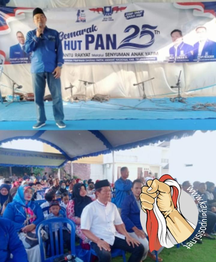 Dalam Rangka Semarak HUT PAN Ke 25 DPC PAN Tulungagung Gelar Santunan ...